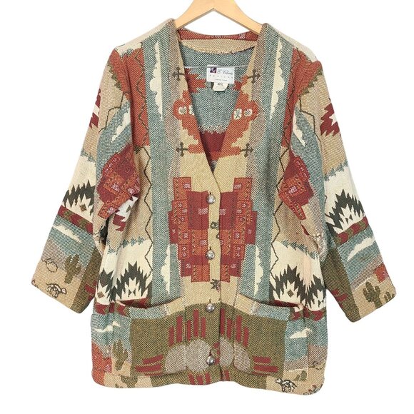 American Vintage | Jackets & Coats | Western Vintage Jacket Aztec ...